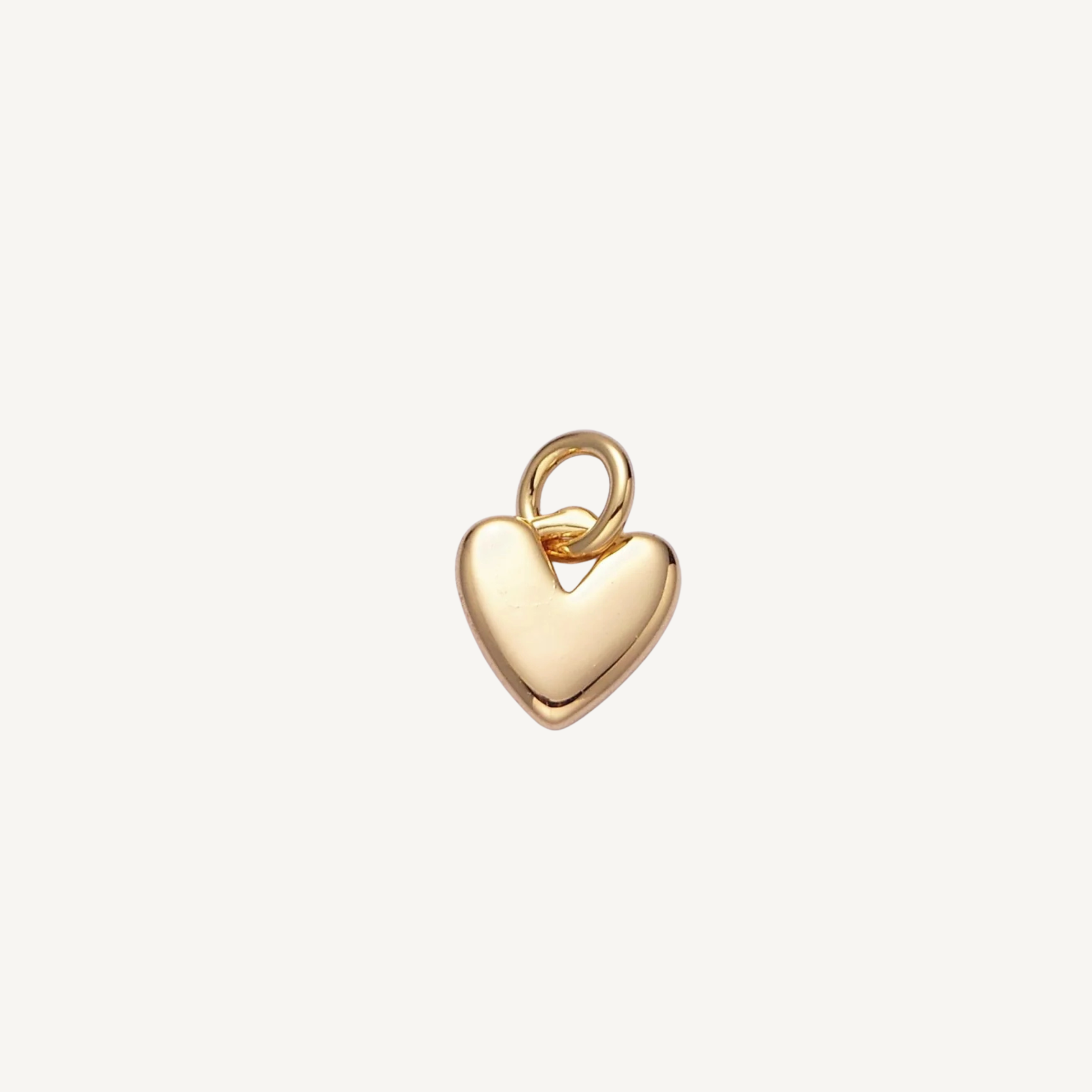 Mini Gold Heart Charm – Fable Lane LLC